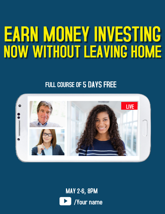 Flyer Online course Template | PosterMyWall