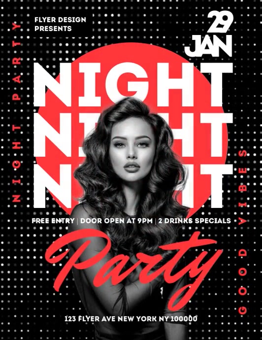 flyer party Template | PosterMyWall