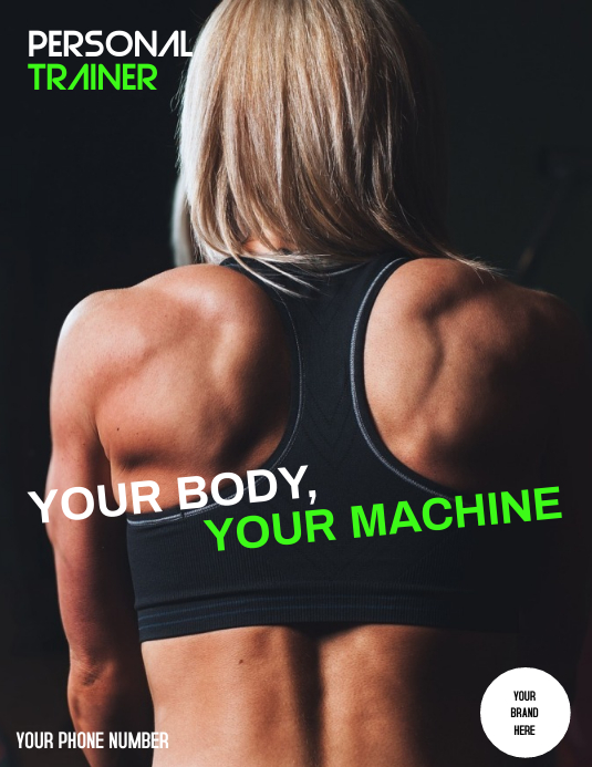Flyer Personal Trainer Template | PosterMyWall