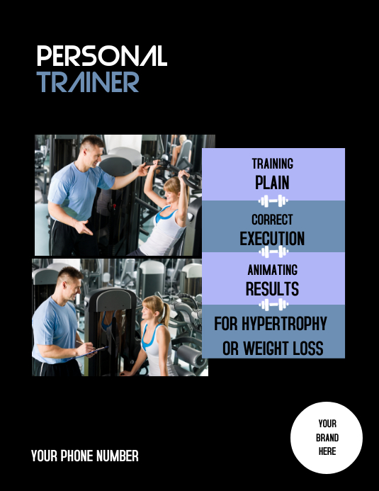 Flyer Personal Trainer Template | PosterMyWall
