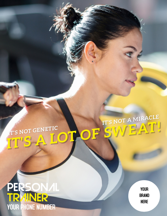 Flyer Personal Trainer Template | PosterMyWall