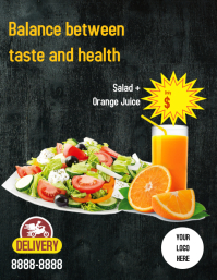 Flyer Salad Template | PosterMyWall