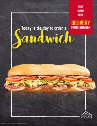 SANDWICH Template | PosterMyWall