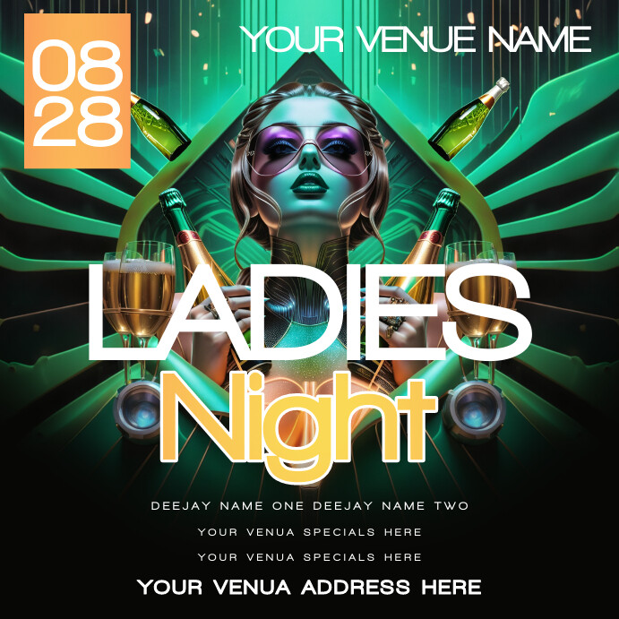 Ladies night FLYER TEMPLATE | PosterMyWall