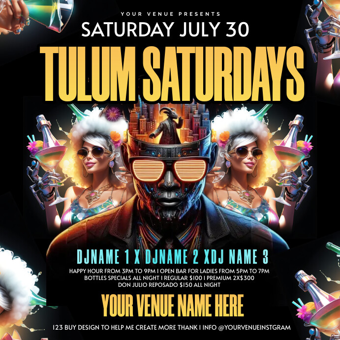 Copy of FLYER TEMPLATE PARTY | PosterMyWall