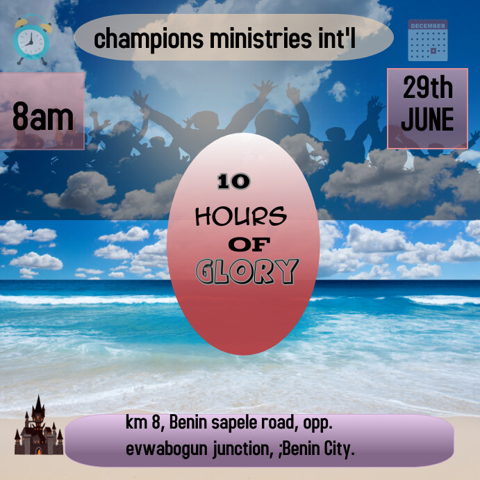 Flyers for church program template | PosterMyWall