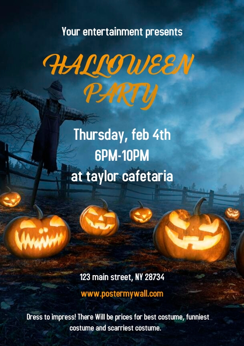 Flyers halloween Template | PosterMyWall