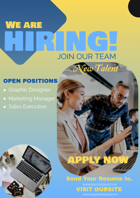 flyers ofjob hiring post one of best and great design 2025 Template ...