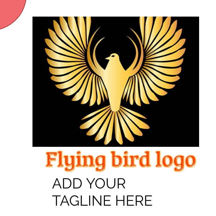 Copy of Flying bird logo | PosterMyWall