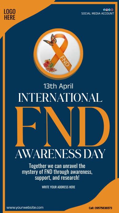 fnd awareness day template | PosterMyWall