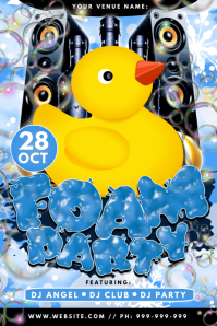 Foam Party Flyer Template | PosterMyWall