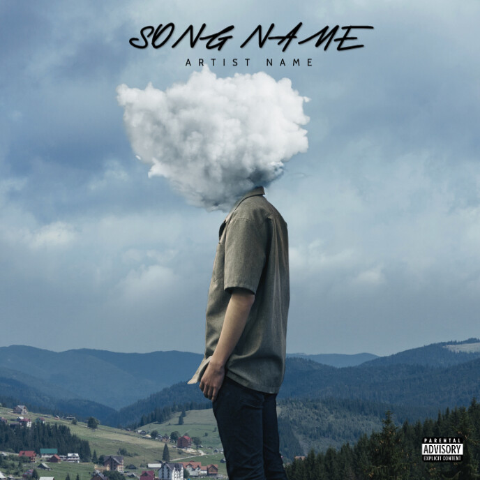 Copy of Foggy Sad Lonely Song Album Cover Album Cover | PosterMyWall