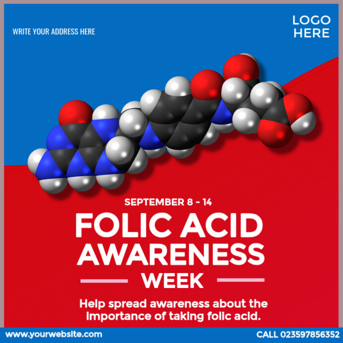Folic Acid Awareness Week Template | PosterMyWall