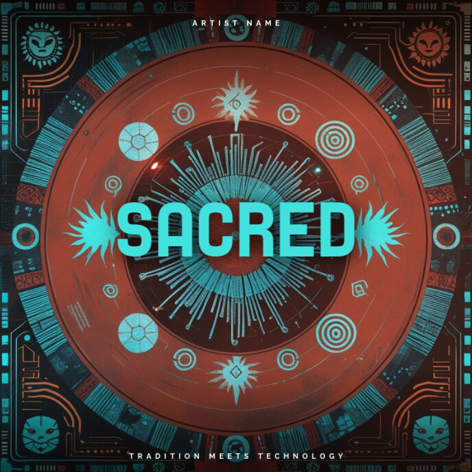 Folk Futurism Album Cover – Official Tribal-Tech Sound Drop Frame ...