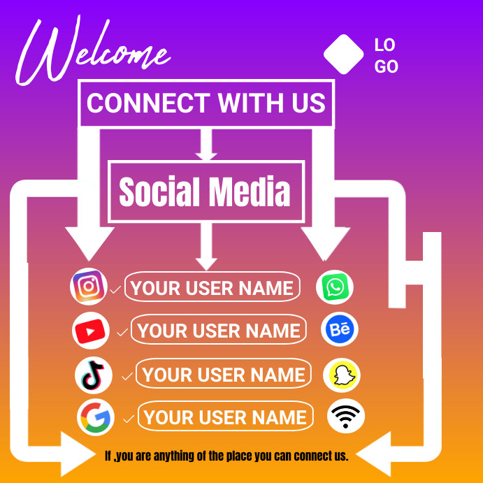 Copy of follow us ,business flyer | PosterMyWall