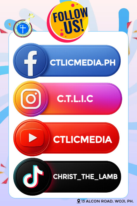 Follow us Template | PosterMyWall