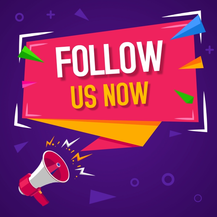 follow us Template | PosterMyWall