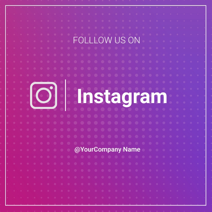 Follow us Template | PosterMyWall