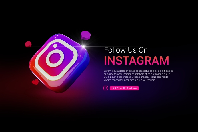 Follow Us On Instagram Template | PosterMyWall