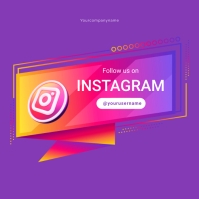 Follow Us On Instagram Template | PosterMyWall