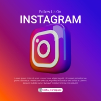 Follow Us On Instagram Template | PosterMyWall
