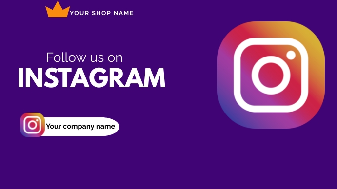 Follow us on online Template | PosterMyWall