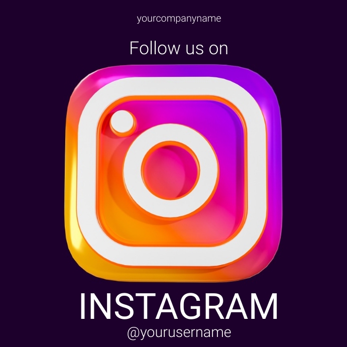 FOLLOW US ON SOCIAL MEDIA Template | PosterMyWall