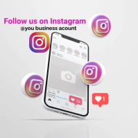 FOLLOW US ON SOCIAL MEDIA Template | PosterMyWall