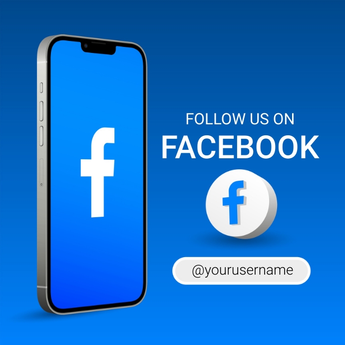 FOLLOW US ON SOCIAL MEDIA Template | PosterMyWall