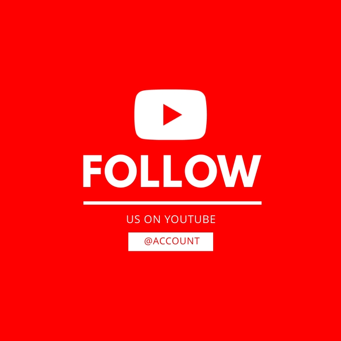 Follow Us On Youtube Instagram Post Template | PosterMyWall