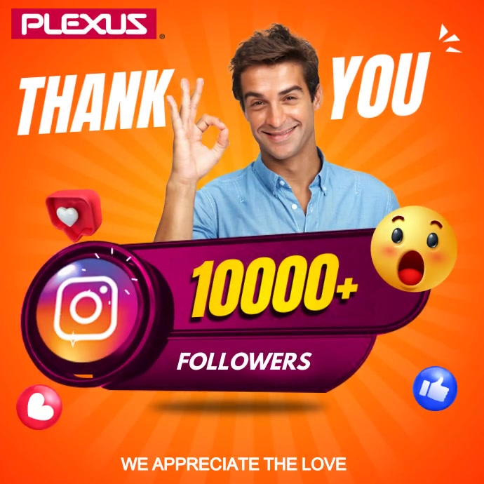 followers appreciation Template | PosterMyWall