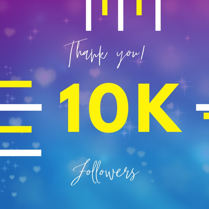 FOLLOWERS APPRECIATION TEMPLATE | PosterMyWall