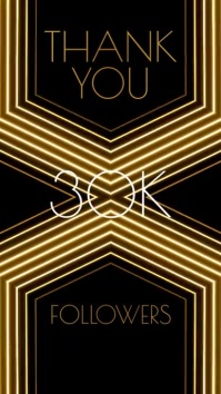 Followers Appreciation Thank You Video Post Template | PosterMyWall