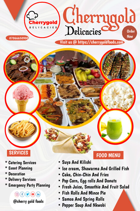 Food, Party and Event Flyer Template | PosterMyWall