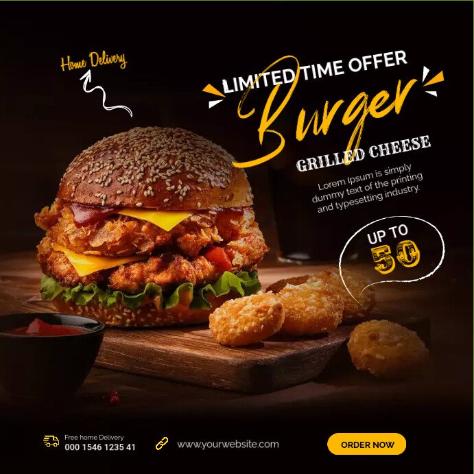 Food & Restaurant Template | PosterMyWall