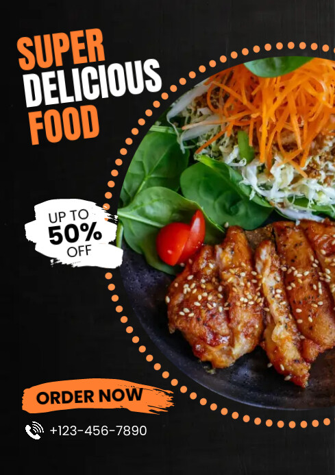 Food A2 Template | PosterMyWall