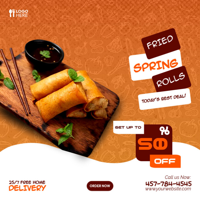 Food ad template | PosterMyWall