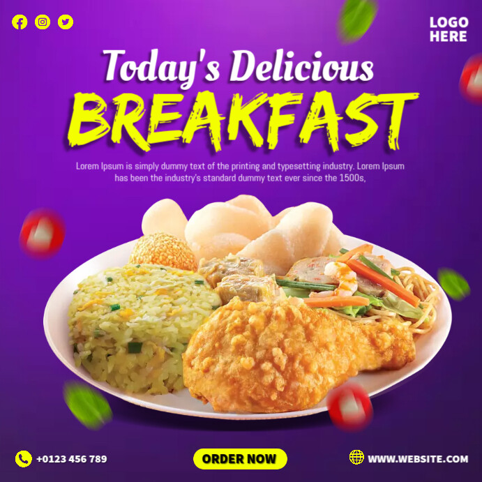 Food Ads Template | PosterMyWall