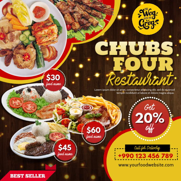 Food Ads Template | PosterMyWall