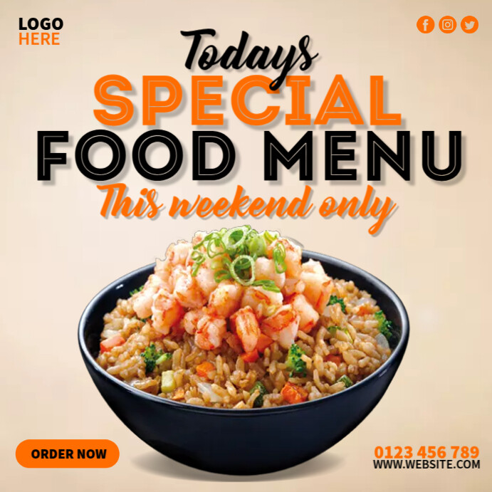 Food Ads Template | PosterMyWall