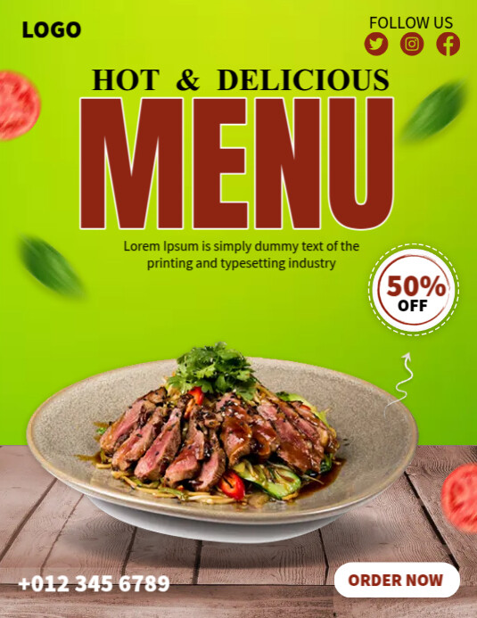 Food Ads Template | PosterMyWall