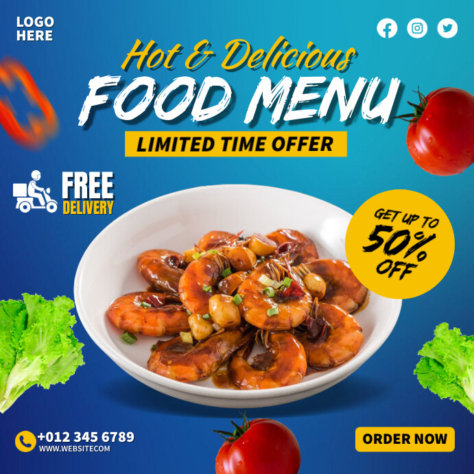 Food Ads Template | PosterMyWall