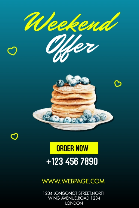 FOOD ADS POSTER Template | PosterMyWall