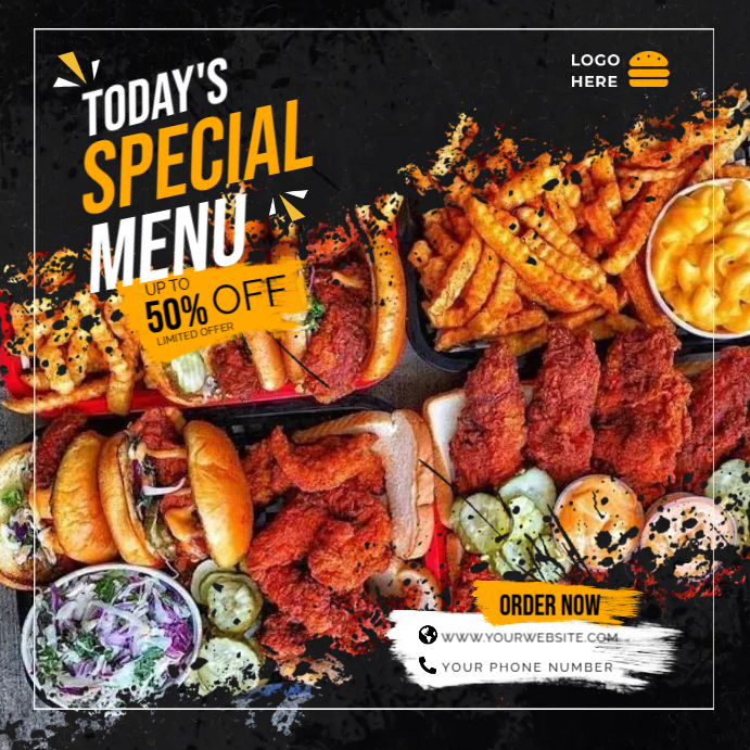 Food Ads Template | PosterMyWall