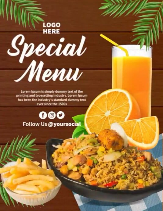 Plantilla de Food Ads Template | PosterMyWall