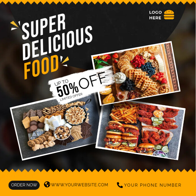 Food Ads Template | PosterMyWall