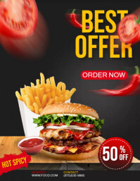 Food Menu Offer Template | PosterMyWall