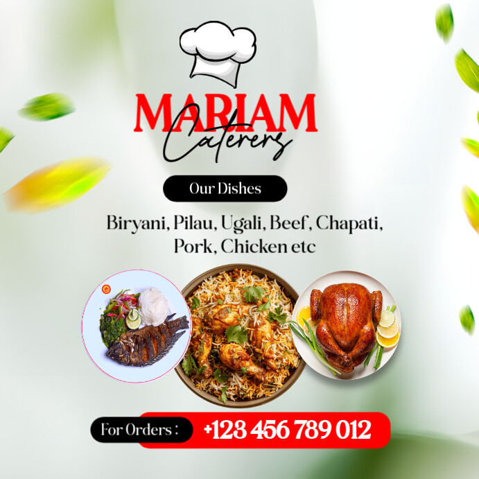 Food caterers Business poster Template | PosterMyWall