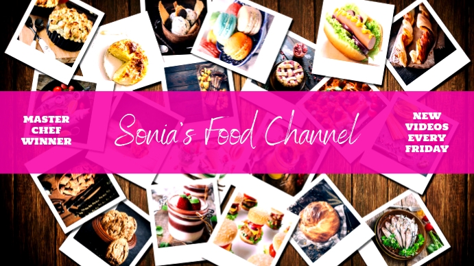 Food Channel youtube Template | PosterMyWall