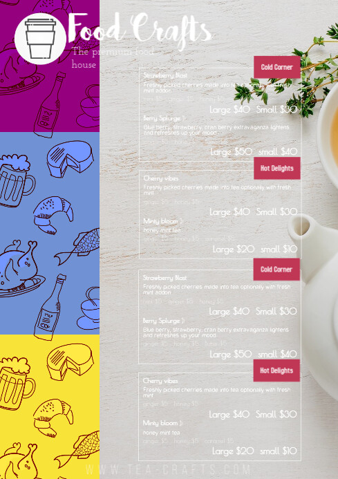 Copy of Food crafts | PosterMyWall